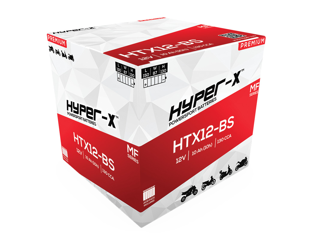 HYPER-X POWERSPORT BATTERIES - MF SERIES | MOTOMAG